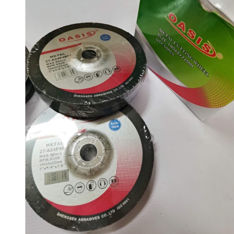 Oasis grinding wheel 7"(180x6x22MM) | Shopee Philippines