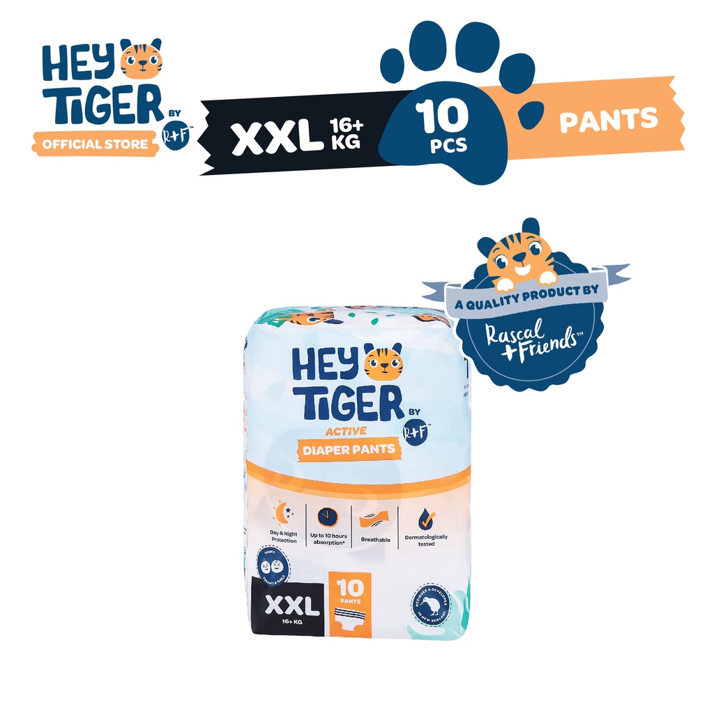 Hey Tiger Diaper Pants, Convenience Pack - XXL | Shopee Philippines