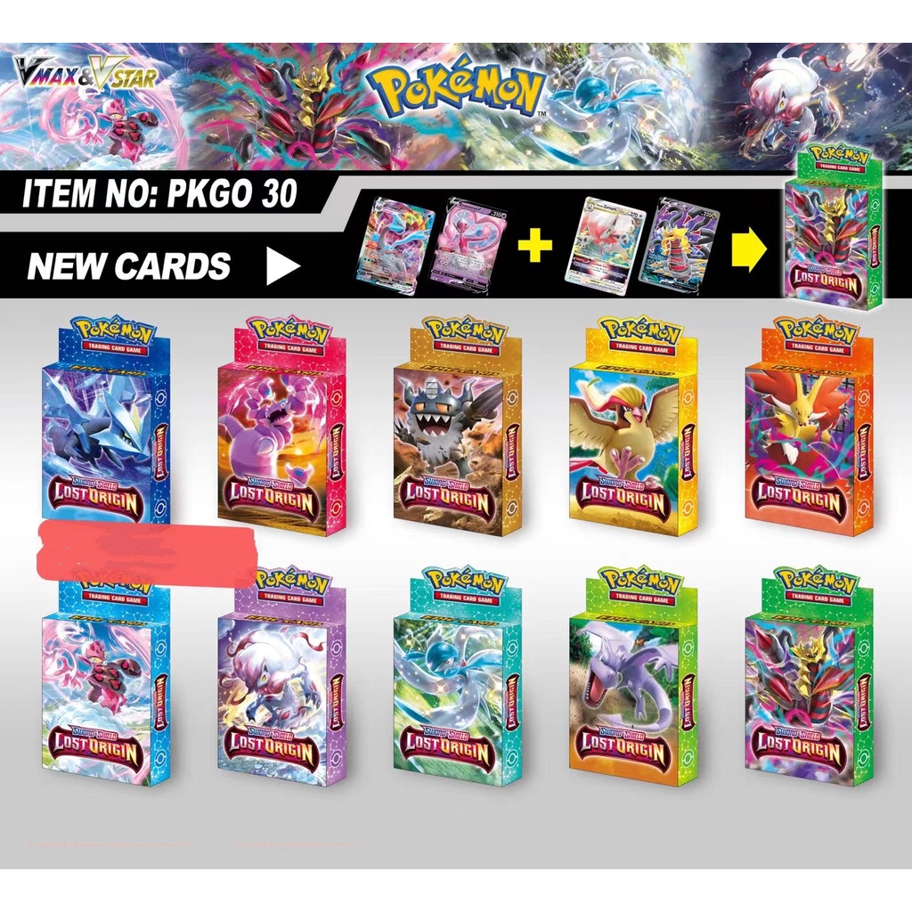 PK-go30 25pcs Each box Pokemon Card Trading Card Game Sword & Shield ...