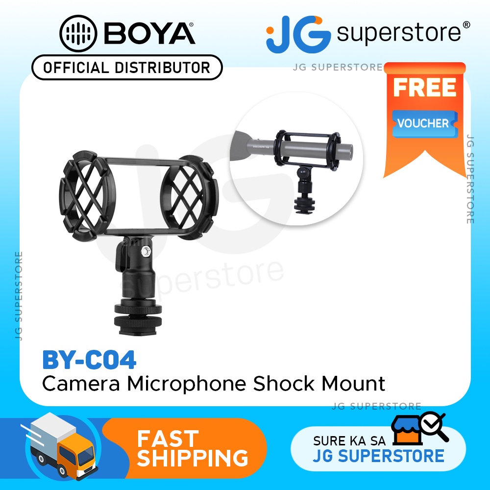 Boya BY-C04 Camera Video Mic Shock Mount for Boya BY-BM6060 Rode NTG1 ...