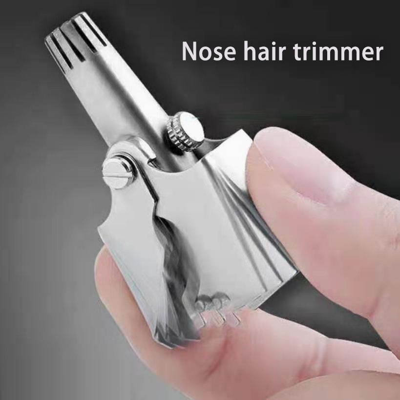 Manual Nose Hair Trimmer Remover Stainless Steel Shopee Philippines
