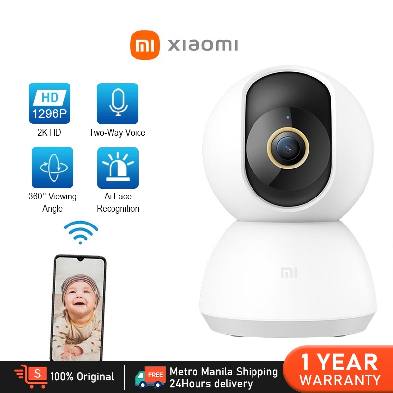 Global Version Xiaomi CCTV Mi Home Security Camera 360° 2K CCTV Indoor ...