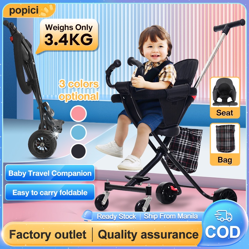 Stroller For Baby Foldable Portable Stroller Bike for Baby with Seat ...