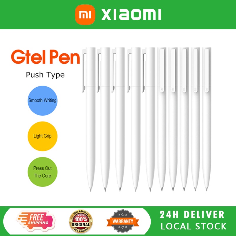 Xiaomi Pen Gel Pen Super Durable Writing Sign Pens Set Black 0.5 mm ...