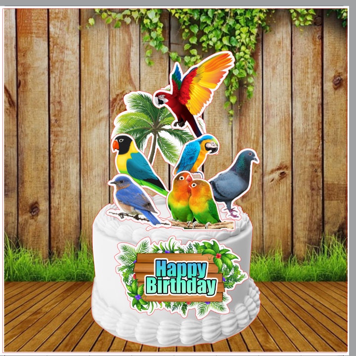 Cute Bird Cake Topper 001 | Shopee Philippines