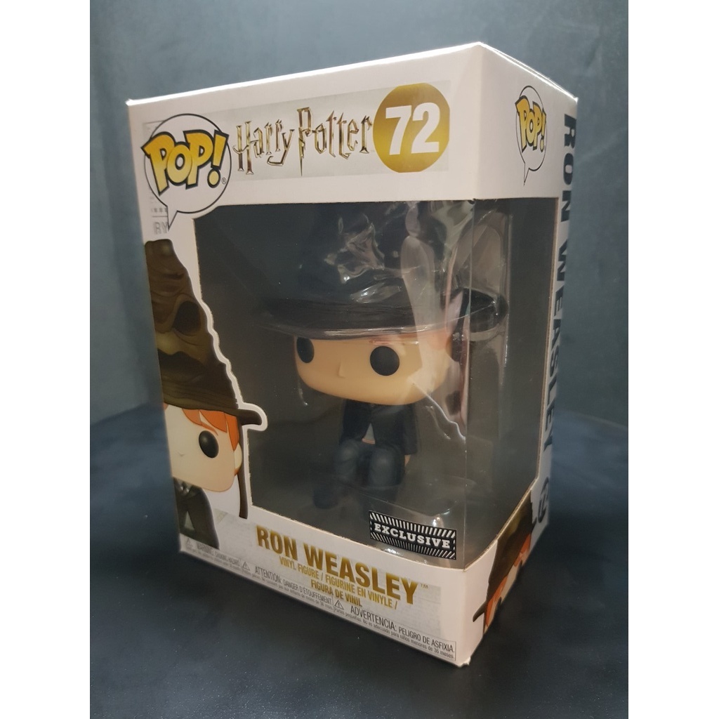 POP!! Funko 72 Ron Wesley with Sorting Hat Exclusive Harry Potter 1 ...