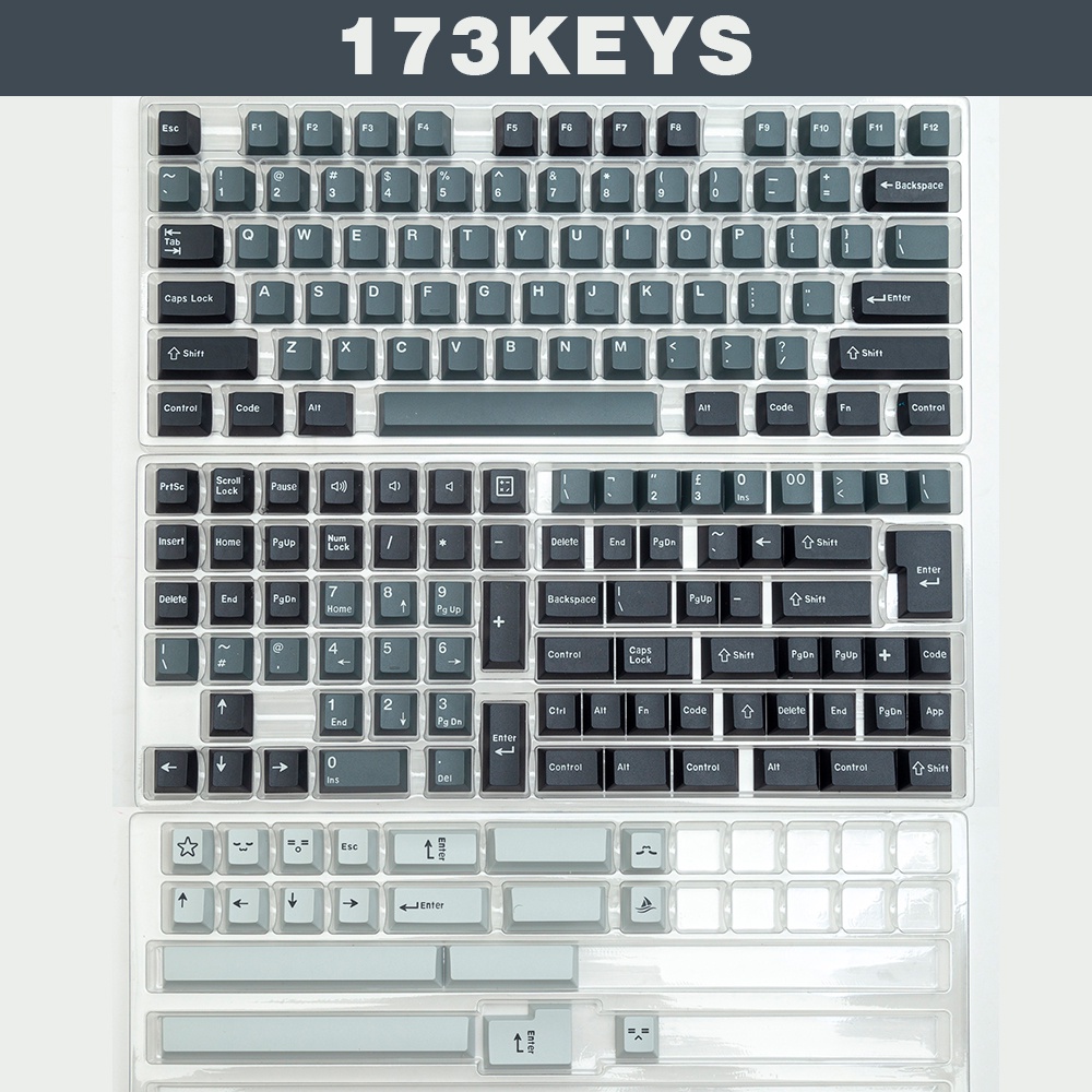 GMK Apollo Keycap Set 173Keys Cherry/OEM Profile PBT Compatible Alice ...