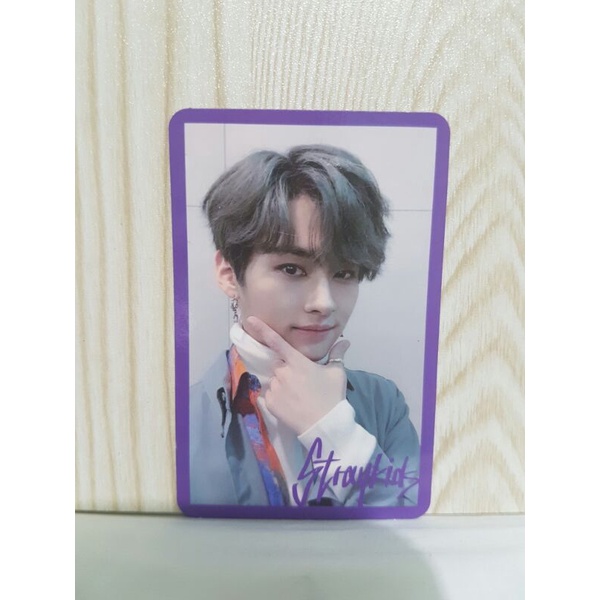 Stray Kids Lee Know Miroh Purple Border Official Photocard | Shopee ...