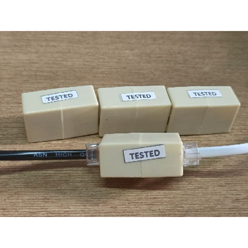 TELEPHONE COUPLER(extender) for Telephone Wire extension | Shopee ...