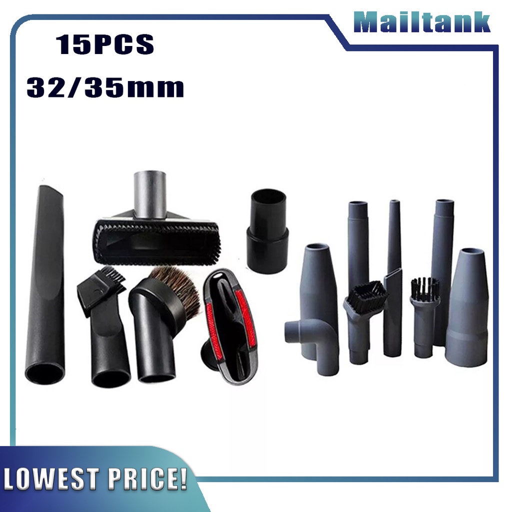 15pcs/Set Vacuum Cleaner Accessories Suction Head Flat Nozzle Brushes ...