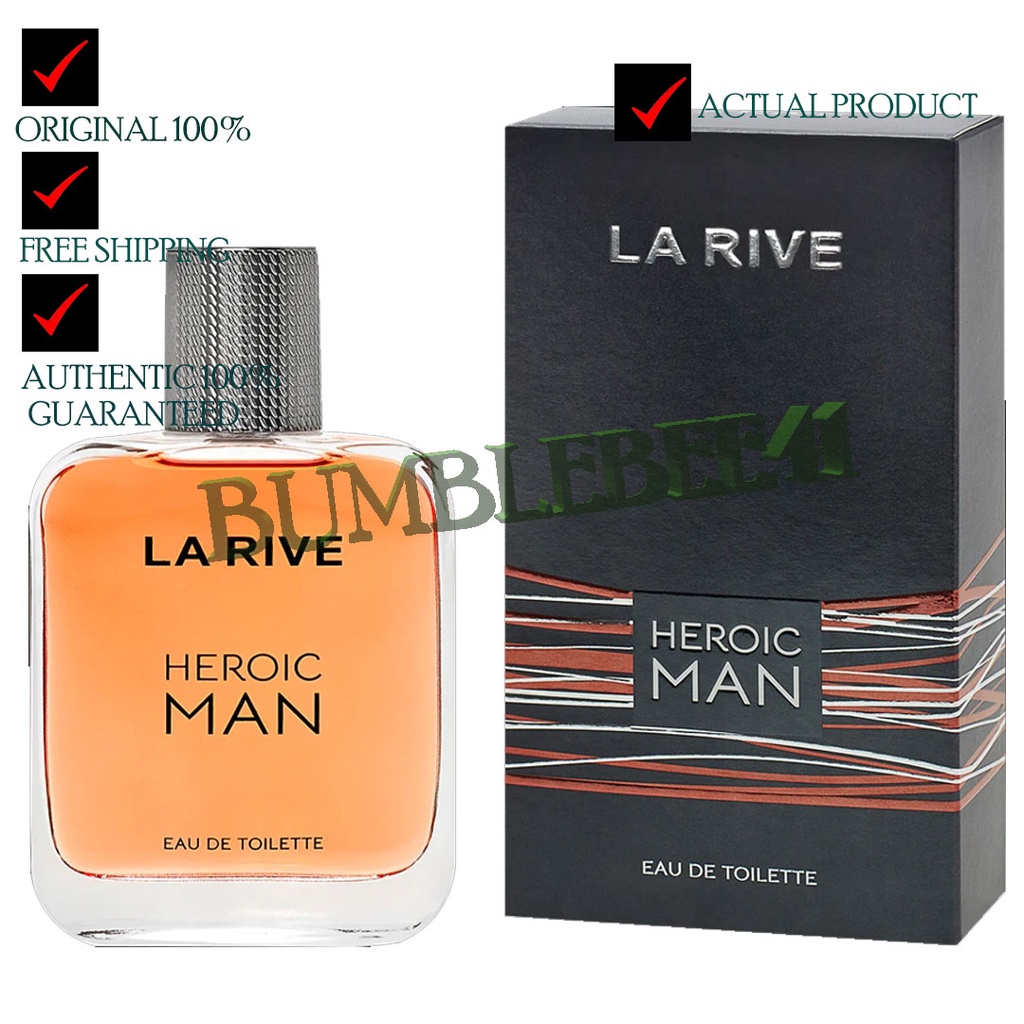 Heroic Man La Rive for men 100ML EDT | Shopee Philippines