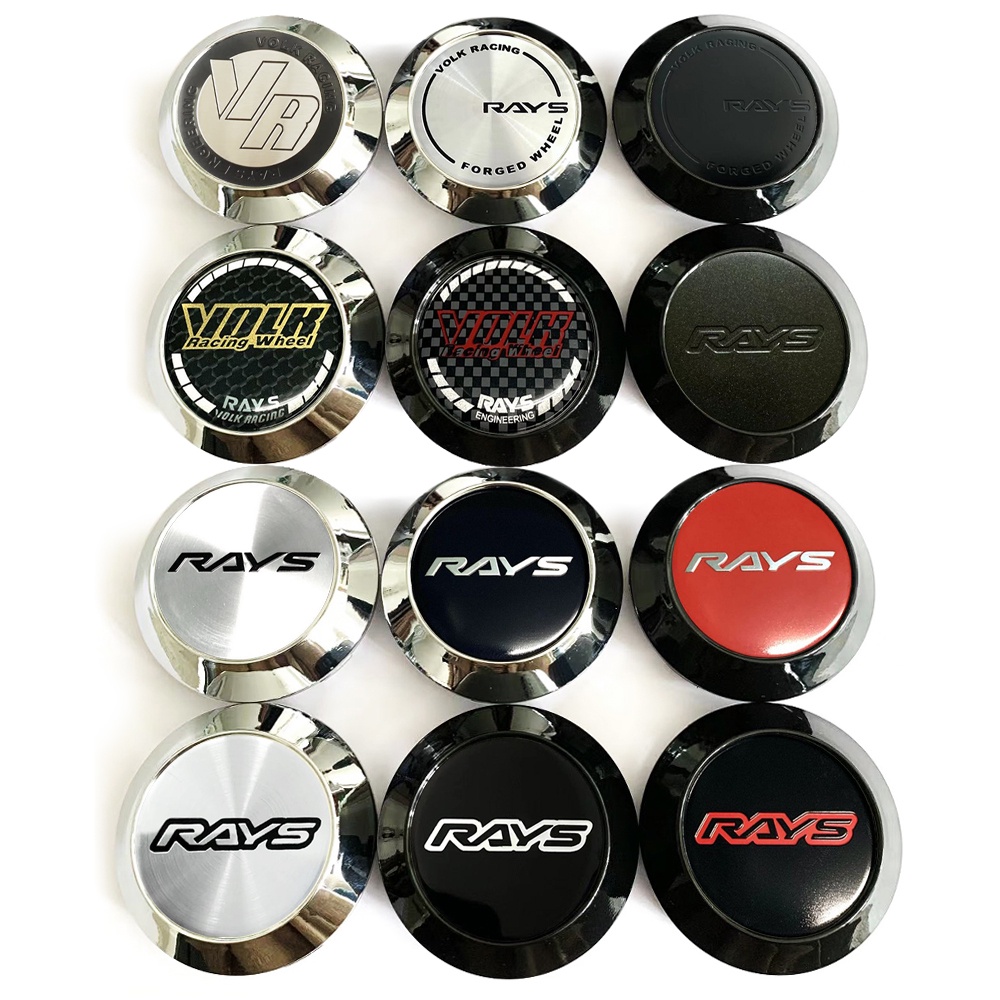 4pcs 70MM RAYS Car Wheel Center Caps for Rays Volk Racing Wheel ...