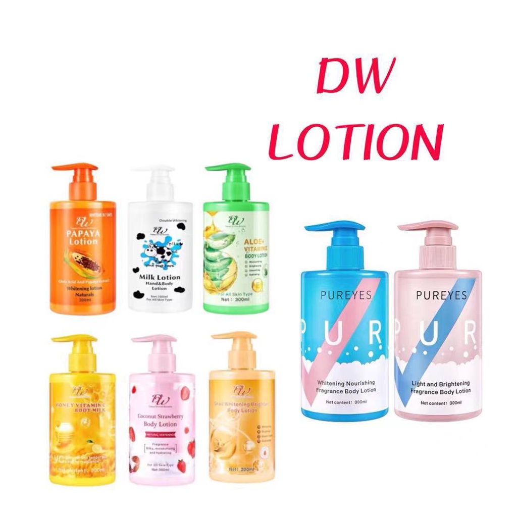 DW Moisturizing And Whitening Brighten Body Lotion 300ml | Shopee ...