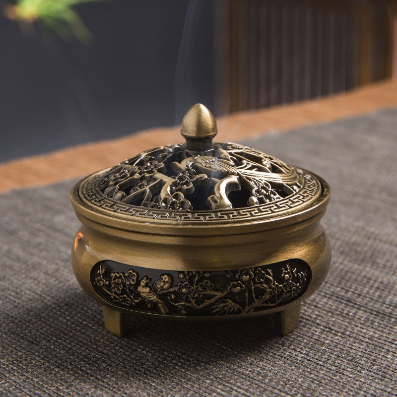 Incense Burner Alloy Incense Holder Sandalwood Bronze Insenso Burner ...