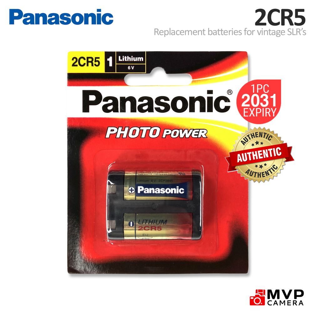 Panasonic 2CR5 Photo Power Lithium Battery BLACK MVP CAMERA | Shopee Philippines