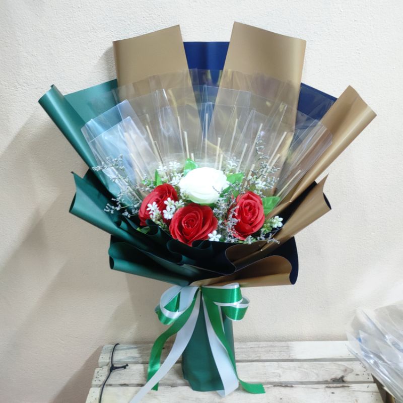 Empty Bouquet With Two-Tone Banknote Plus Banknotes | Shopee Philippines