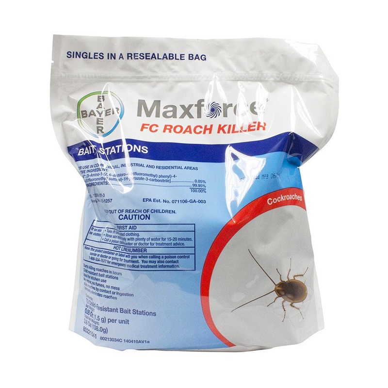 Bayer Maxforce FC Roach Killer, 72 Bait Stations | Shopee Philippines