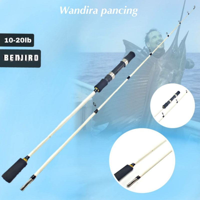 Benjiro Vacuum jigging Rod/solid fiber 10-20lb 180cm | Shopee Philippines
