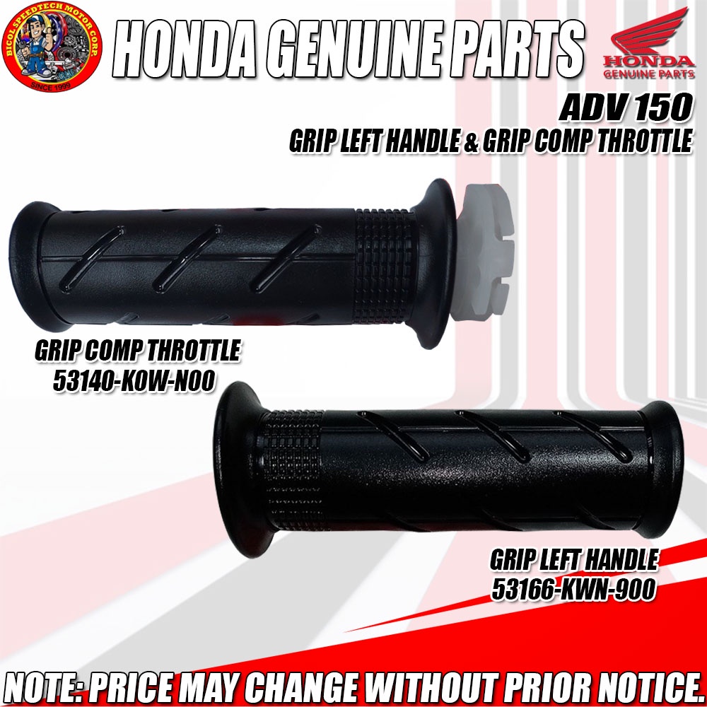 ADV 150/ 160 GRIP LEFT HANDLE & GRIP COMP THROTTLE (HPI GENUINE: LH ...