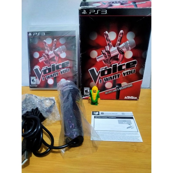 PS3 - The Voice: I Want You; Microphone Bundle (BRAND NEW) | Shopee ...