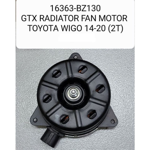 Radiator Fan Motor Toyota Wigo 2014-2020 (2T) | Shopee Philippines