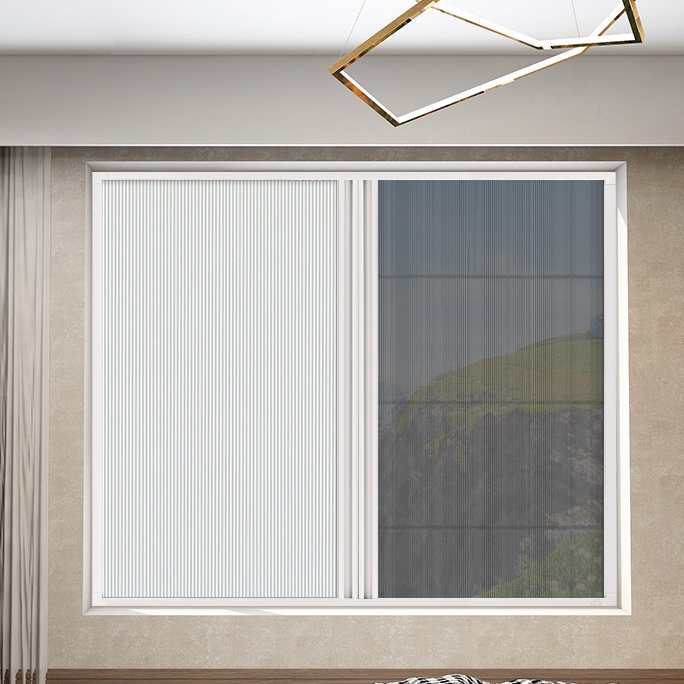 Customized folding sliding invisible windows anti-mosquito screens ...