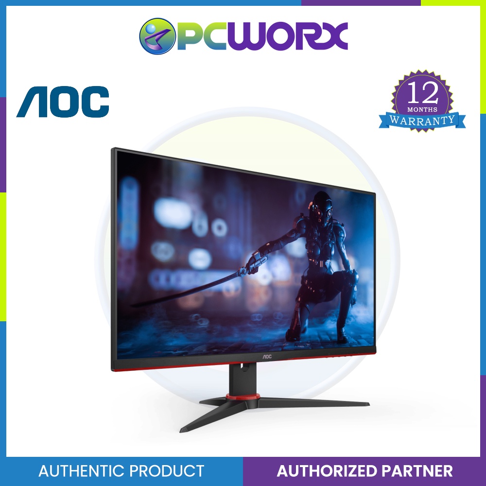 AOC 24G2/24G2E/24G2SE 23.8" Full HD 165Hz 1ms FreeSync Premium Gaming ...