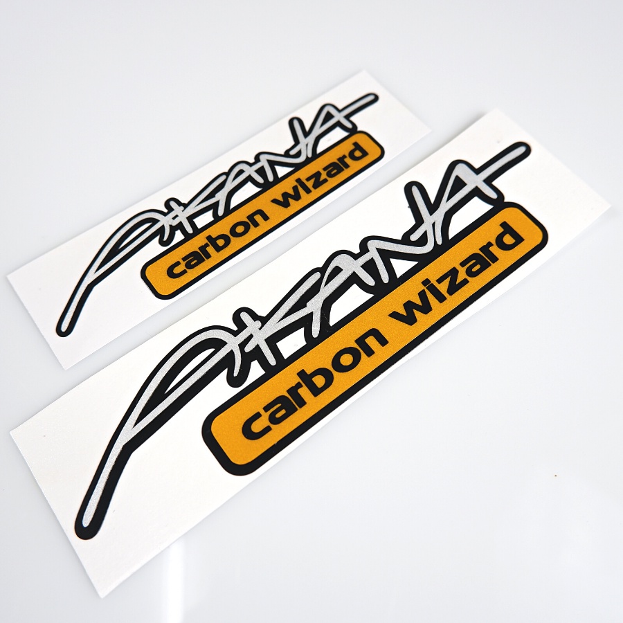 AKANA carbon wizard Sticker Reflective | Shopee Philippines