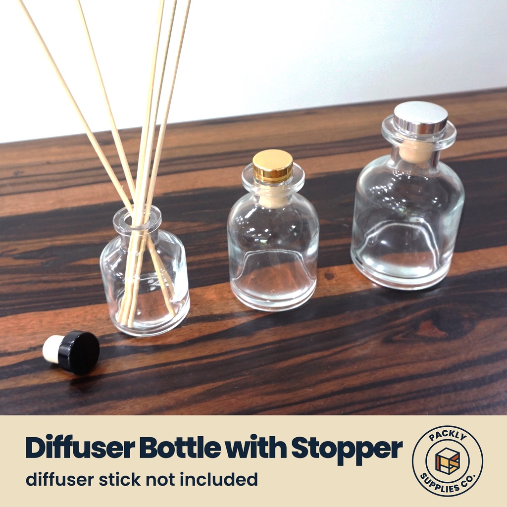 (1PC) Round Diffuser Bottle with Plug Stopper | Shopee Philippines
