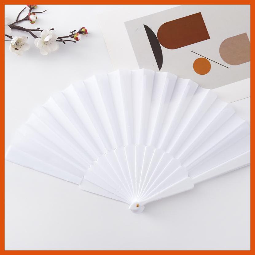 Vintage Style Folding Fan Plastic Folding Fan Party Dance Foldable Hand ...