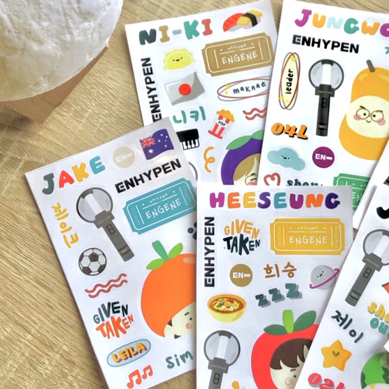 [NEW] Enhypen Engene vinyl waterproof kpop Sticker For Korean tumblr hp ...
