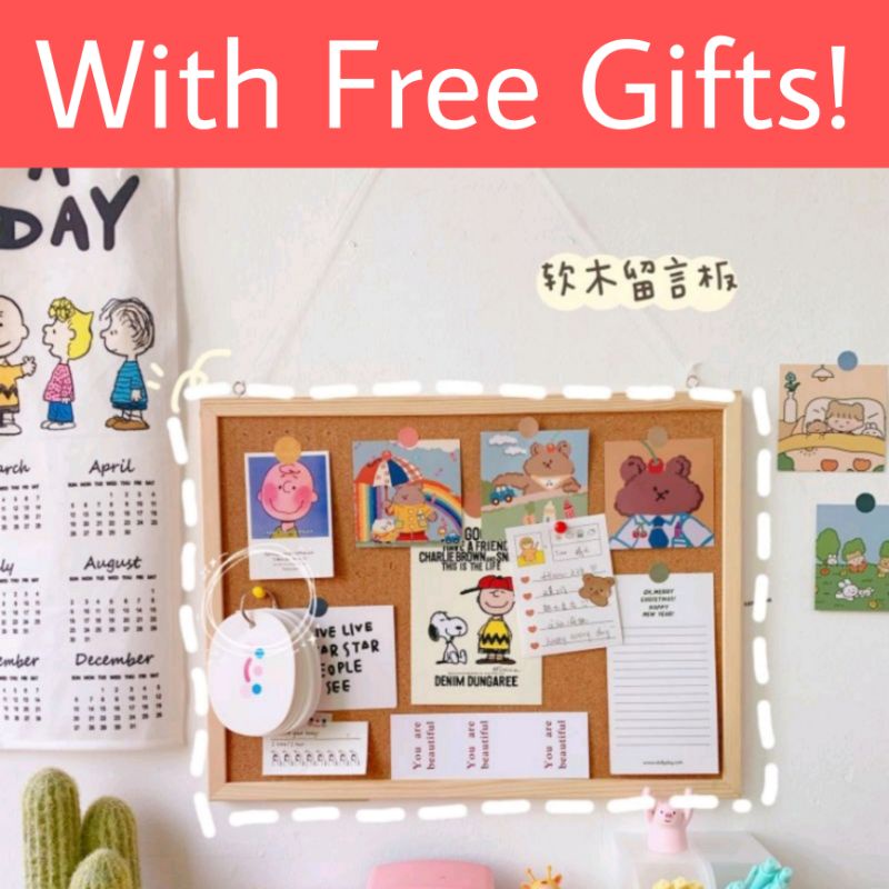 INS HOT Bulletin Board Cork Message Notice Decoration Study Table ...