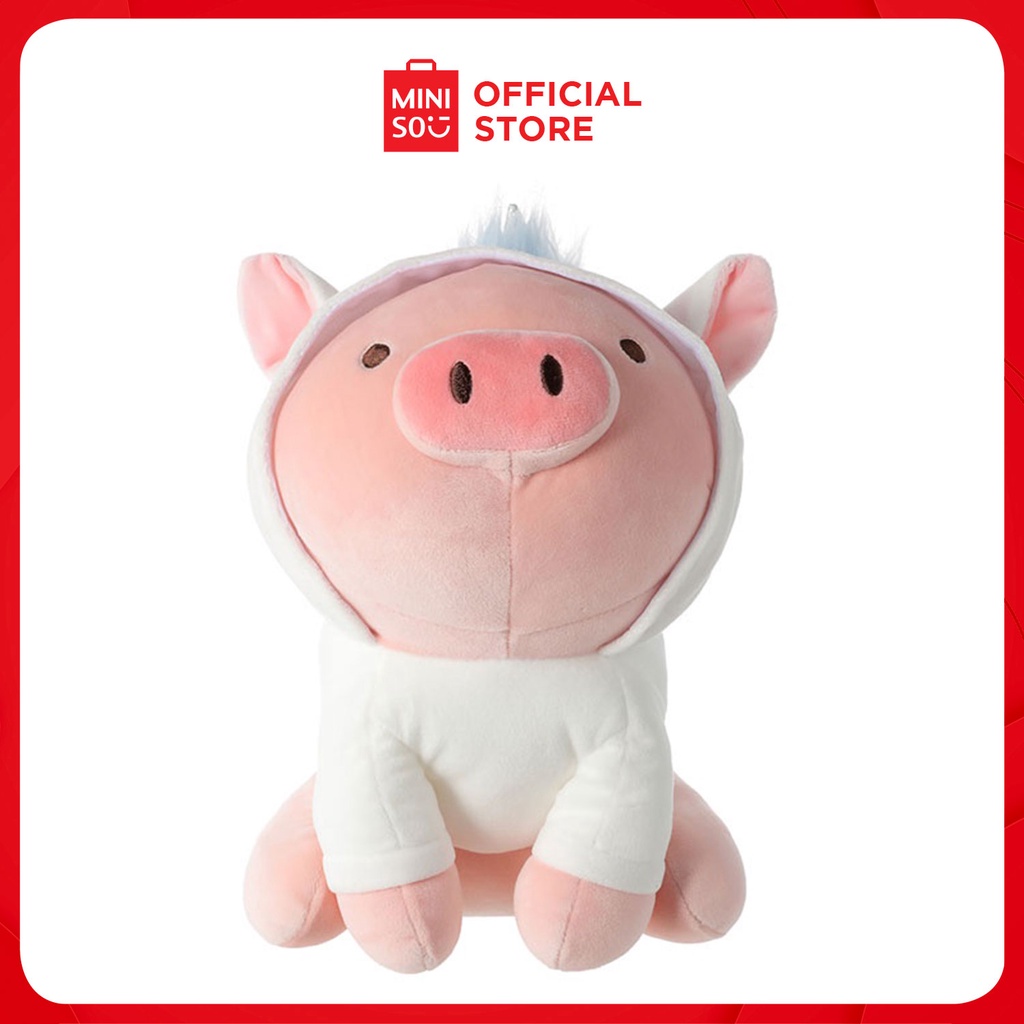 MINISO 10in Sitting Piglet Plush Toy with Hat | Shopee Philippines