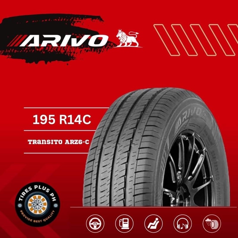 ARIVO TIRE 195 R14C TRANSITO ARZ6-C WITH TUBELESS VALVE | Shopee Philippines