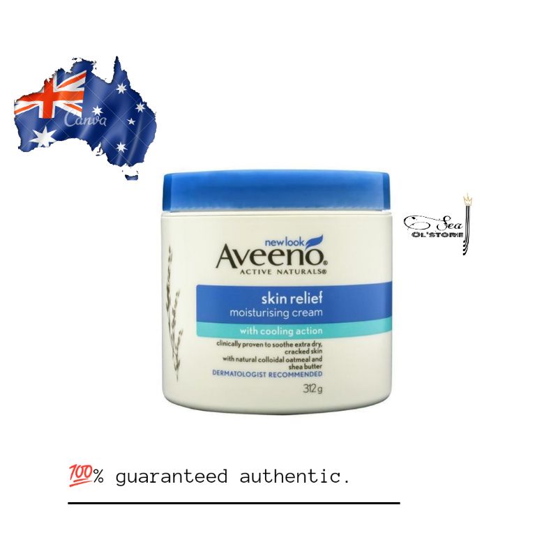 AVEENO SKIN Relief Moisturising Cream 312g | Shopee Philippines