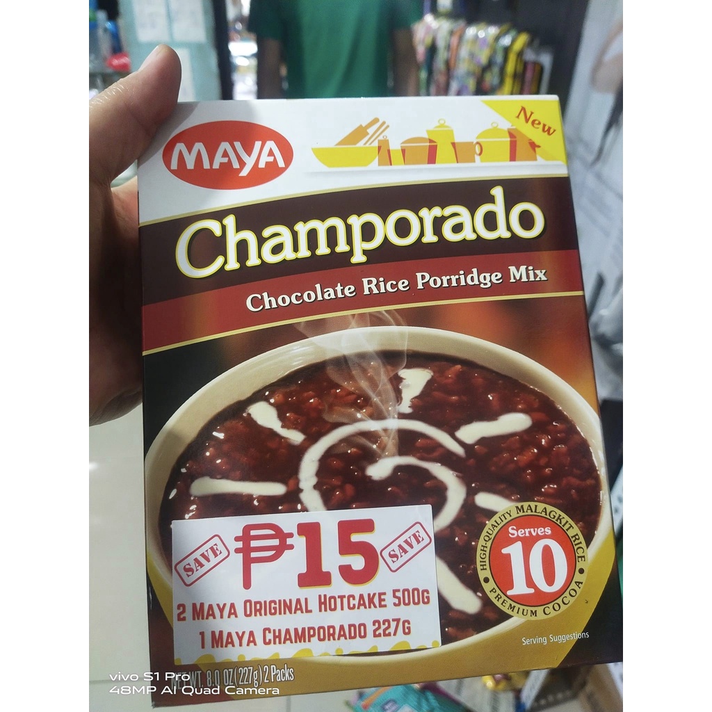 Maya Champorado Mix 227g | Shopee Philippines