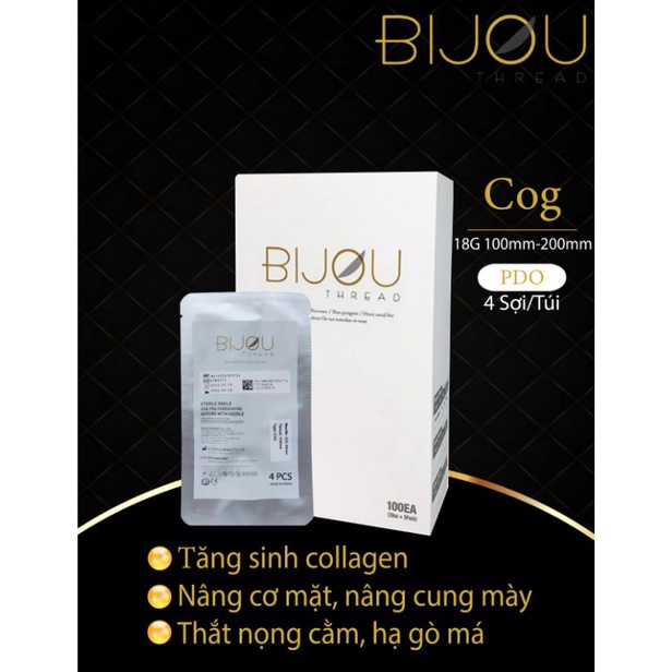 BIJOU - Cosmetic thread - Face lift collagen thread 18G 100mm-200mm ...