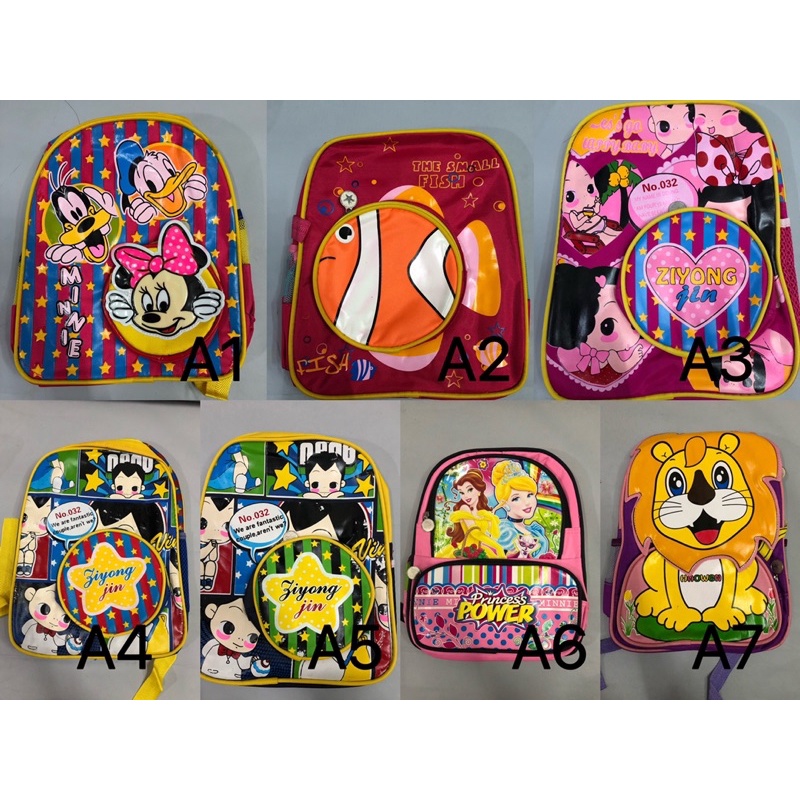 Kids Backpack School GirlsNylon bag Backpack Kindergarten Girls Boys ...