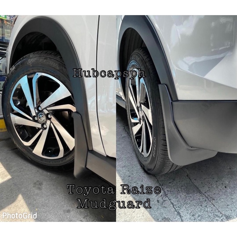 TOYOTA RAIZE PREMIUM MUDGUARD 100% Fit 2022 2023 2024 2025 | Shopee ...