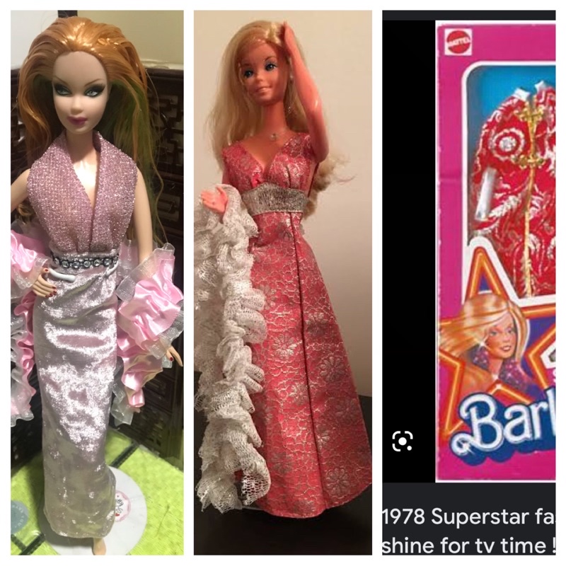 1978 vintage barbie fashion mimic superstar fashions tv brocade premier ...