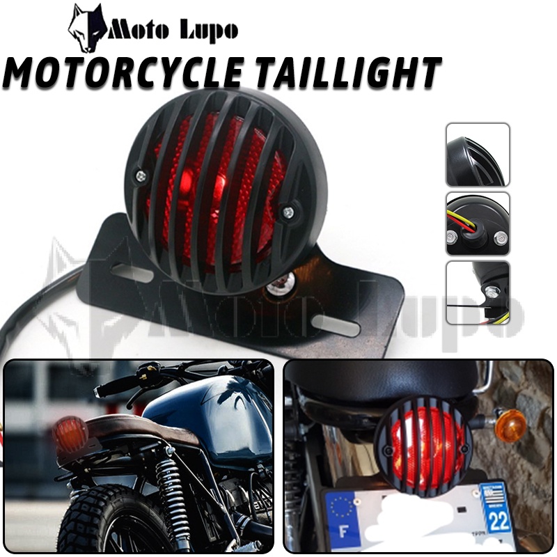 Grille Taillights With Grill Tail Light License Plate Bracket Red Light ...