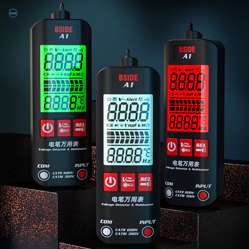 A1 Fully Automatic Anti-Burn Intelligent Digital Multimeter Batteried ...