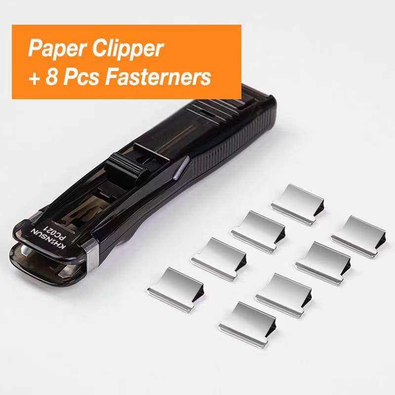 CB.PH Paper Clipper Hand Reusable Staple Stapler Push Paper Clips ...