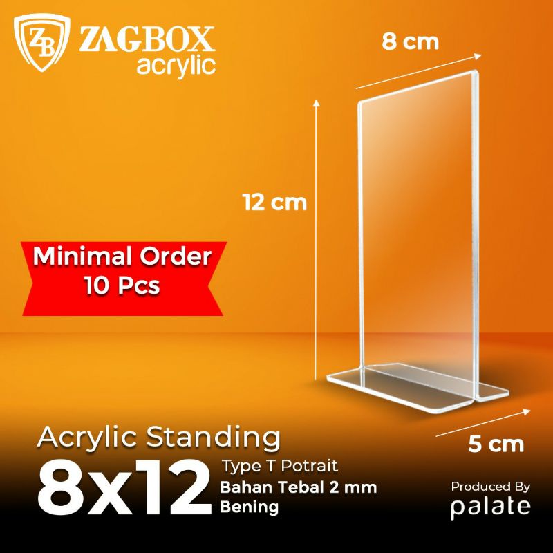 Acrylic Tend Card - Acrylic Table Numbers Type T - Tent Mode 8cmx12cm ...