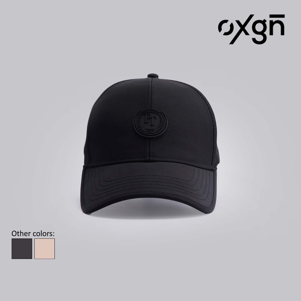 OXGN Premium Threads Curved Cap With Rubber Patch Logo For Men And ...