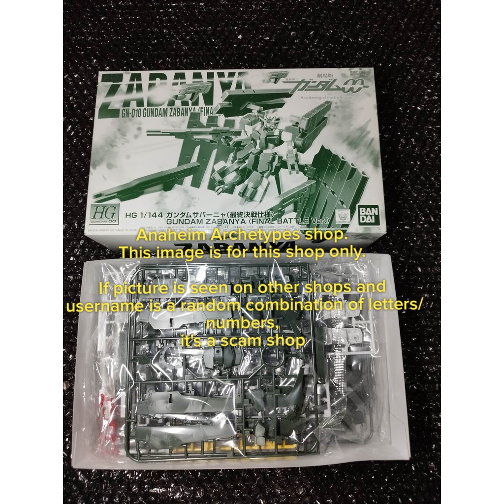 Bandai 1/144 Gundam Zabanya Final Battle Version Brand New | Shopee ...