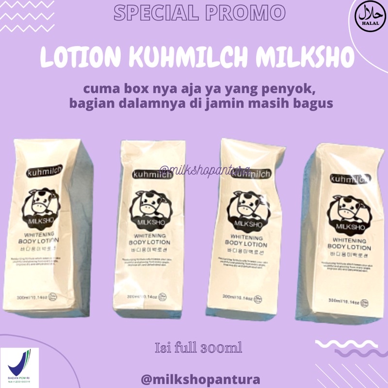MILKSHO LOTION EXP 2025 LATEST PRODUCTION (dented box, 100% good ...