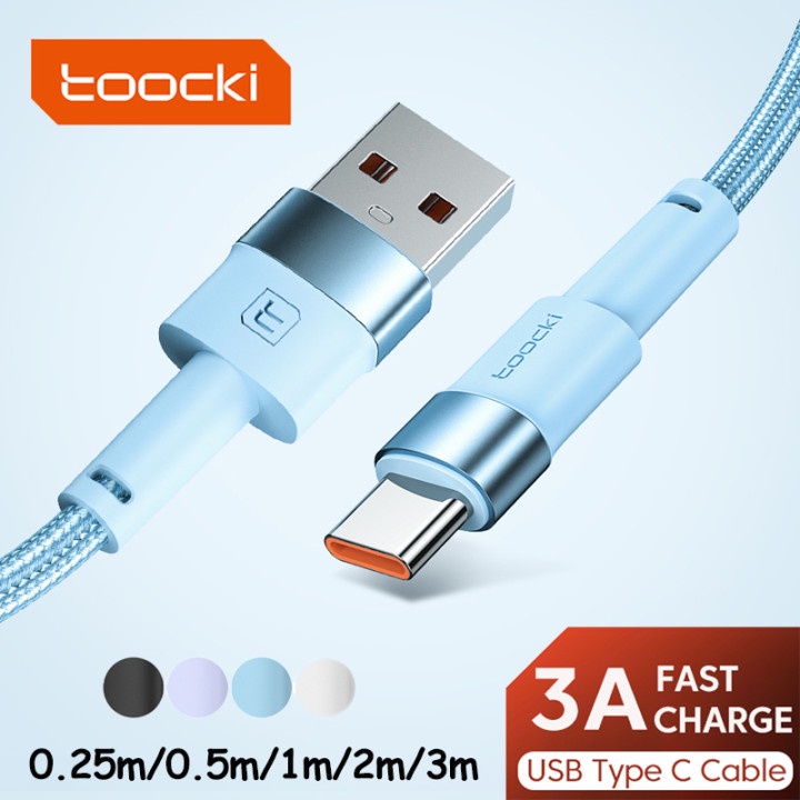 Toocki 3A USB Type C Cable Fast Charging Micro USB Charger Cord Data ...