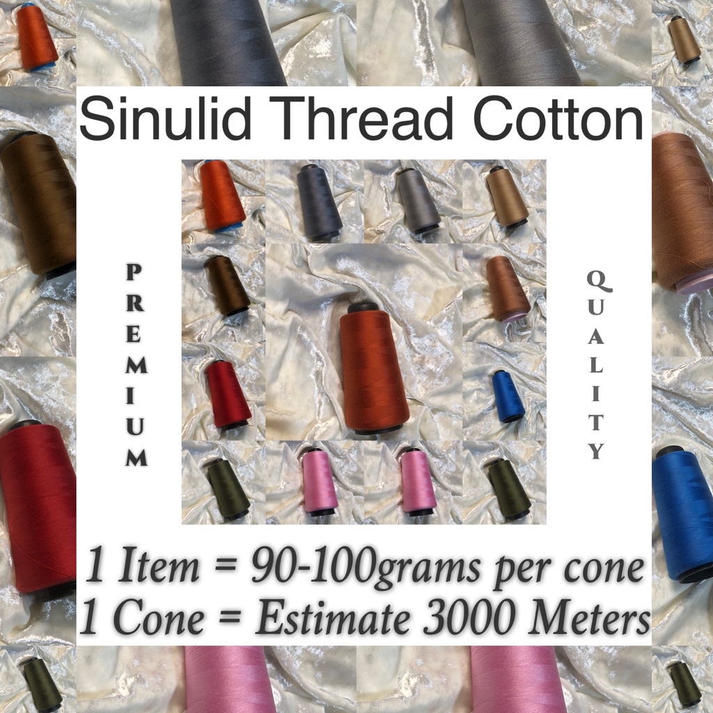 SINULID/THREAD 2850/3000 METERS PER CONE R&E TEXTILE | Shopee Philippines