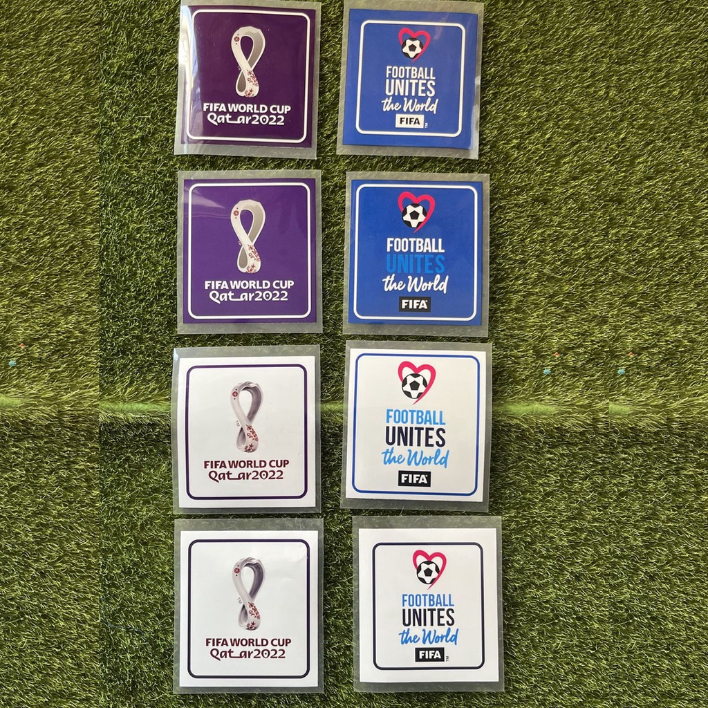 2022 WORLD CUP Patch France Aregntina Final Game Pu material Soccer ...